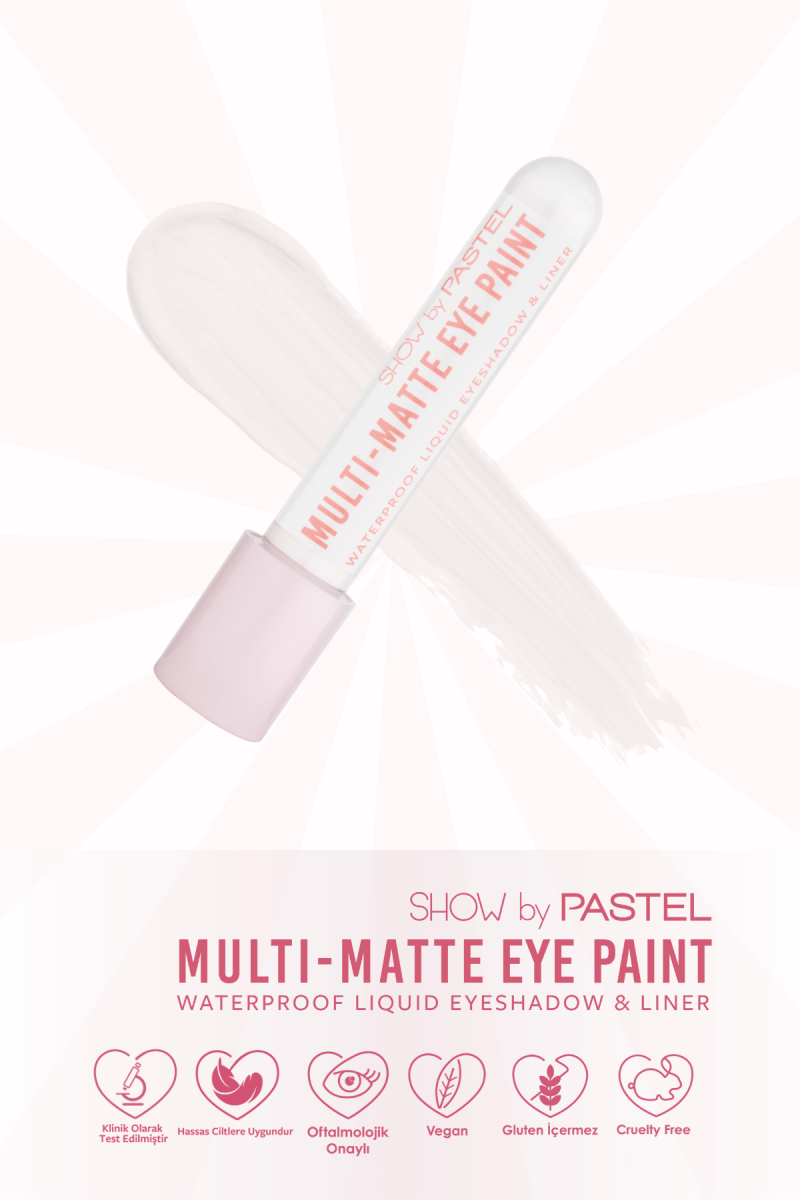 SHOW BY PASTEL MULTI-MATTE EYE PAINT WATERPROOF LIQUID EYESHADOW&LINER ...